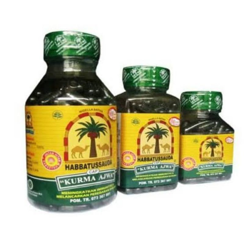 Jual Habbatussauda Habbatusauda Habatussauda Cap Kurma Ajwa 120 & 210 ...