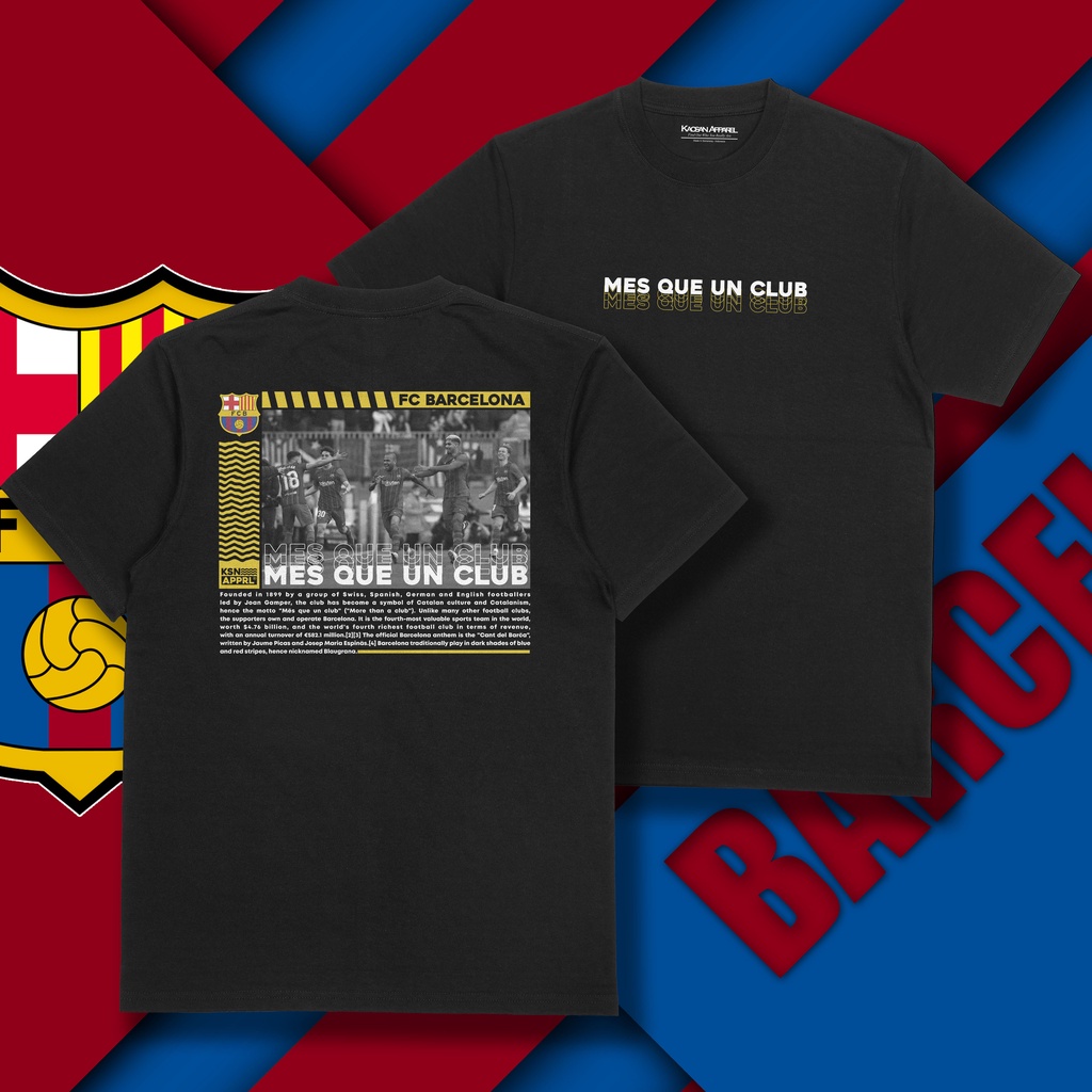 Jual Kaos Barcelona Barca "Barcelona Streetwear" - Mes Que Un Club ...