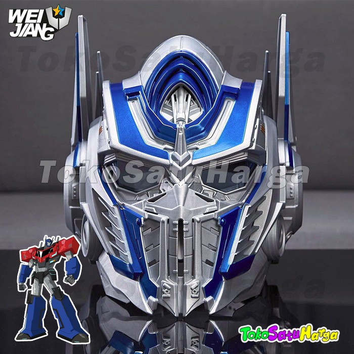 Jual Helm Transformers Optimus Prime Head Voice Changer Helmet Premium ...