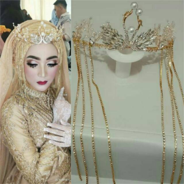 Jual Mahkota angsa juntai rumbai ala princes model angsa | Shopee Indonesia
