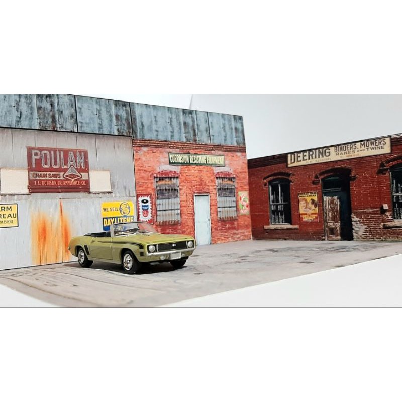 Jual Diorama papercraft Garage part 4skala 64 Hot Rod | Shopee Indonesia