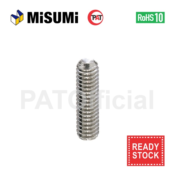 Jual MISUMI Hex Socket Set Screws - Cup Point MSSK6-10 | Shopee Indonesia