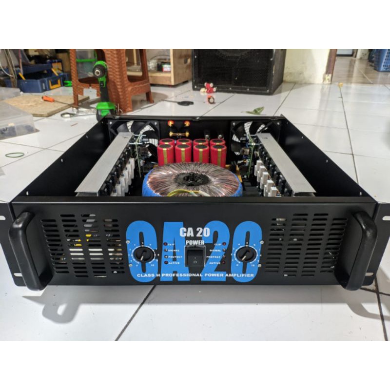 Jual Power Amplifier 20amper ct 55 teroid ca20 free peking kayu ...