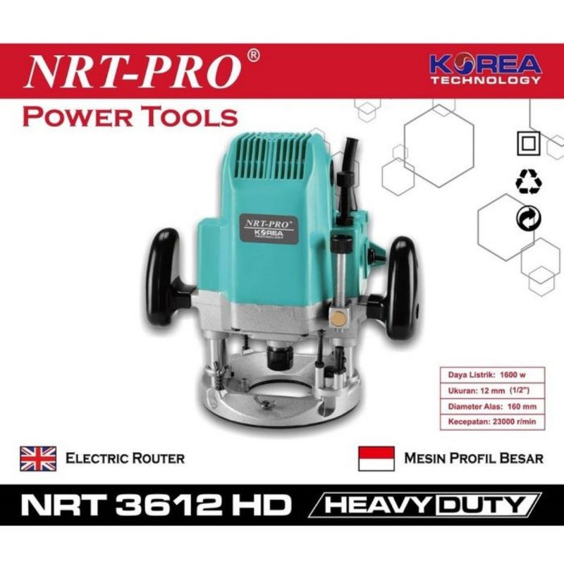 Jual Mesin Profil besar 2 tangan Router bobok kayu NRT PRO 12mm ...