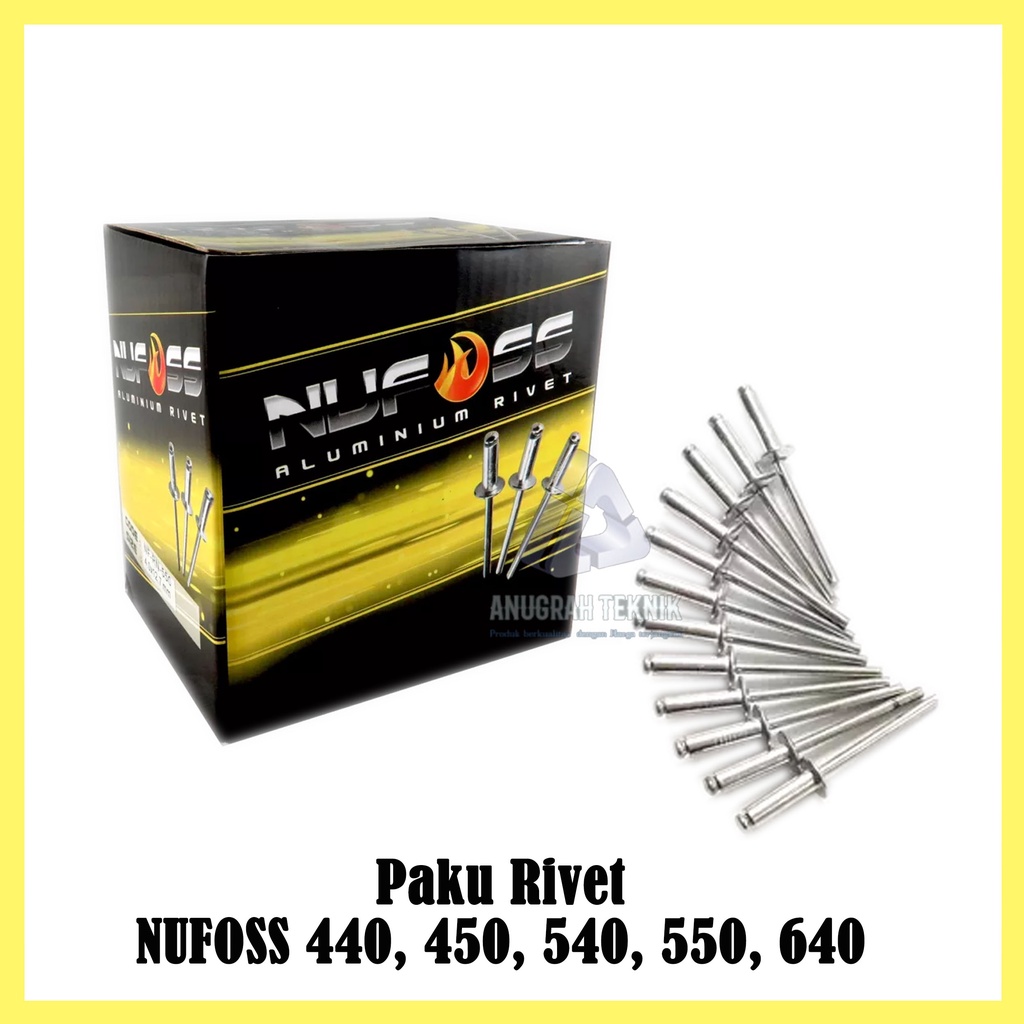 Jual NUFOSS PAKU RIVET 540 - NUFOSS RIVET 4 X 11.0 MM / ALUMINIUM RIVET ...