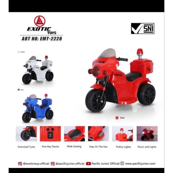 Jual Motor Aki Exotic Emt 2228 | Shopee Indonesia