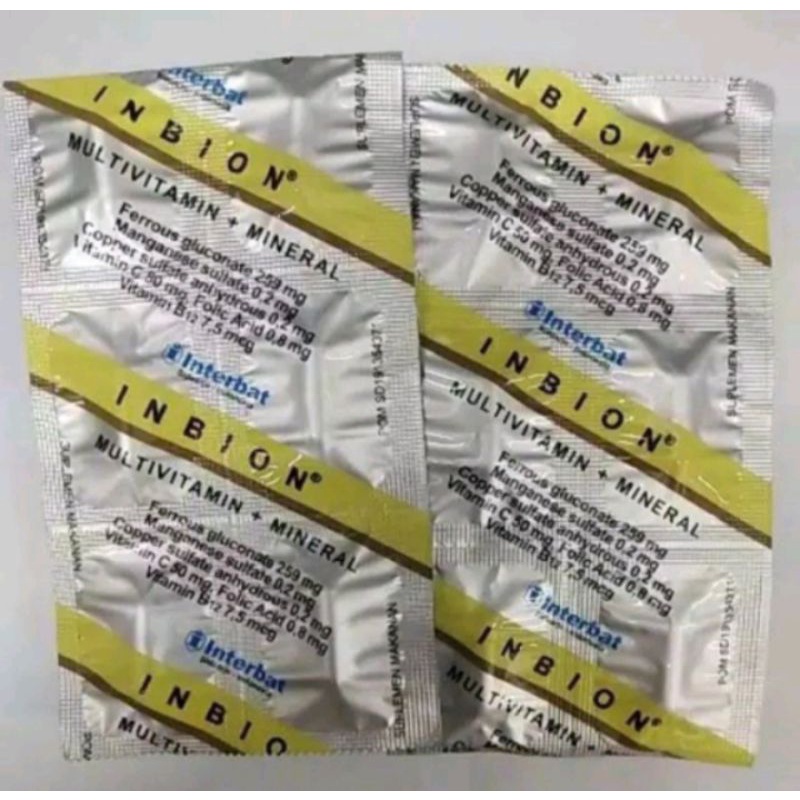 Jual inbion eceran tablet | Shopee Indonesia