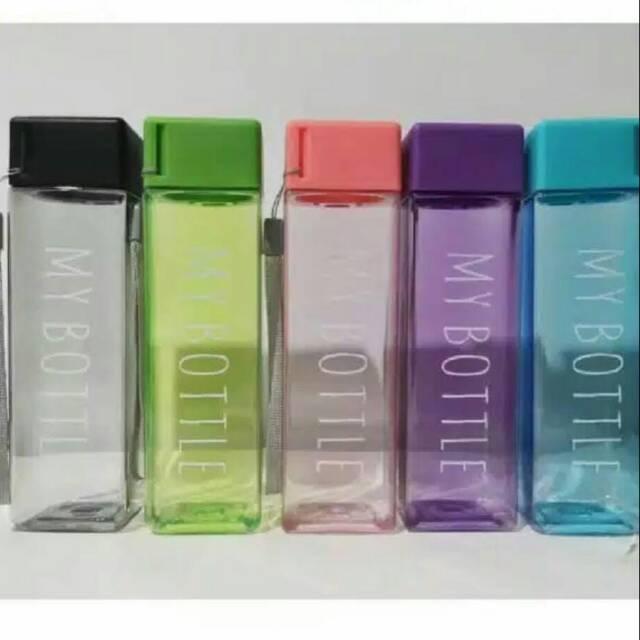 Jual My Bottle Kotak, My Bottle Persegi, Tempat minum my bottle model ...