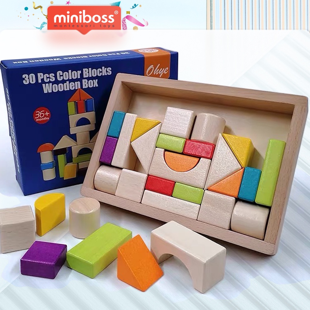 Jual Building Block Wooden Toys Mainan Edukasi Balok Susun Kayu ...