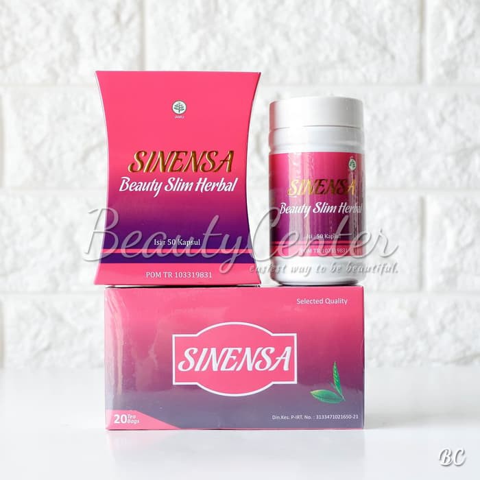 Jual [SINENSA KAPSUL + TEA] PAKET SINENSA BEAUTY SLIM HERBAL + GREEN ...