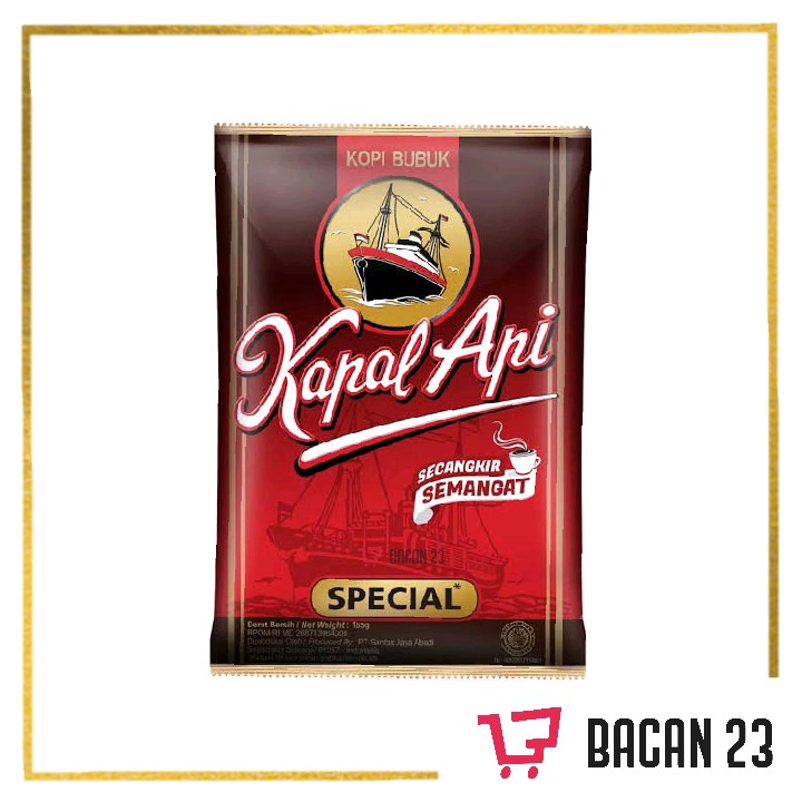 Jual Kapal Api Kopi Bubuk ( 150g ) / Kopi Hitam Bubuk / Bacan 23 ...