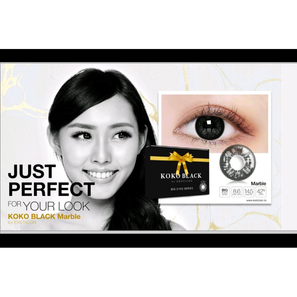 Jual Soflen X2 Koko Black / Softlens Koko | Shopee Indonesia