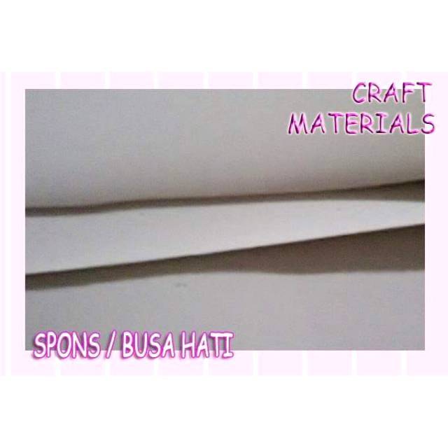 Jual Spon ati / busa ati / polytex spon / spon eva 3mm Hitam / putih ...