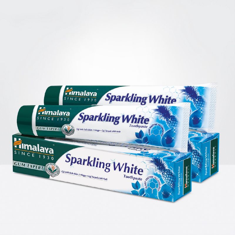 Jual Himalaya sparkling white toothpaste 80g | Shopee Indonesia