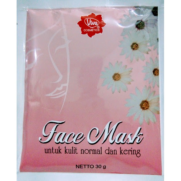 Jual Viva face mask untuk kulit normal kering - 30g masker wajah ...