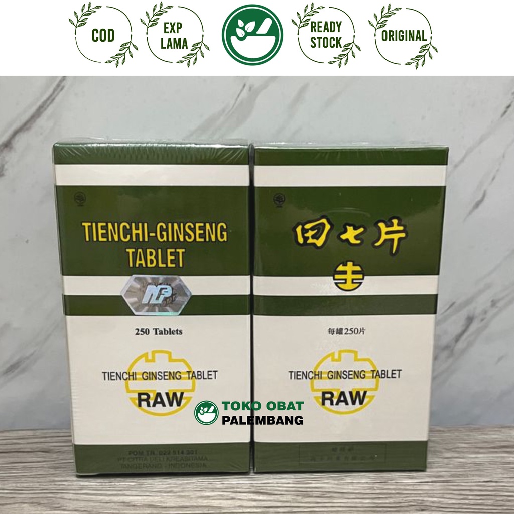 Jual TIENCHI GINSENG RAW 250 TABLET NAN FENG YUNNAN TIEN CHI RAW MENTAH ...