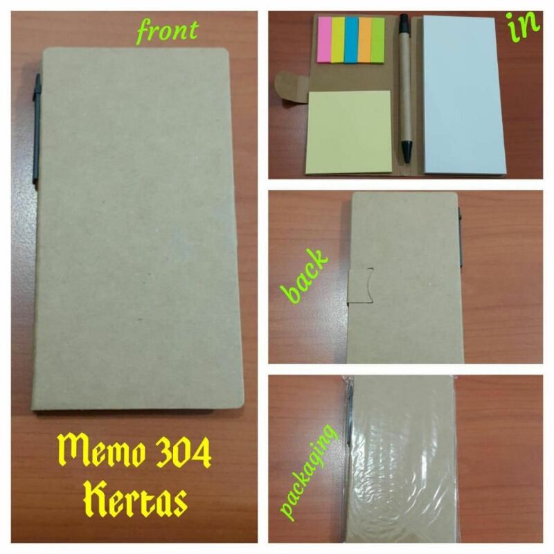 Jual memo 304 / Memo pad catatan / sticky notes/ notebook/ notes book ...