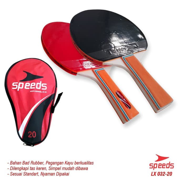Jual BET BAT PINGPONG RAKET TENIS MEJA HARGA HANYA 1 PCS MEREK SPEEDS | Shopee Indonesia