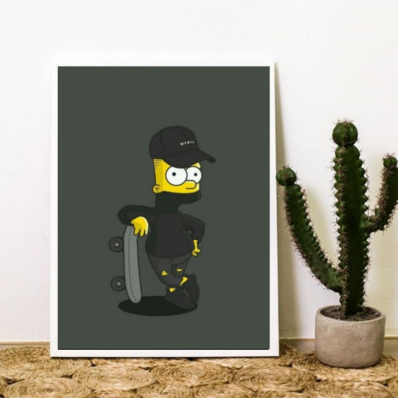 Jual [Hiasan Dinding] THE SIMPSONS KARTUN ANAK WALL DECOR | Shopee ...