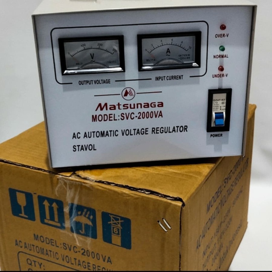Jual STABILIZER MATSUNAGA 2000 WATT STAVOL MATSUNAGA PENSTABIL LISTRIK ...