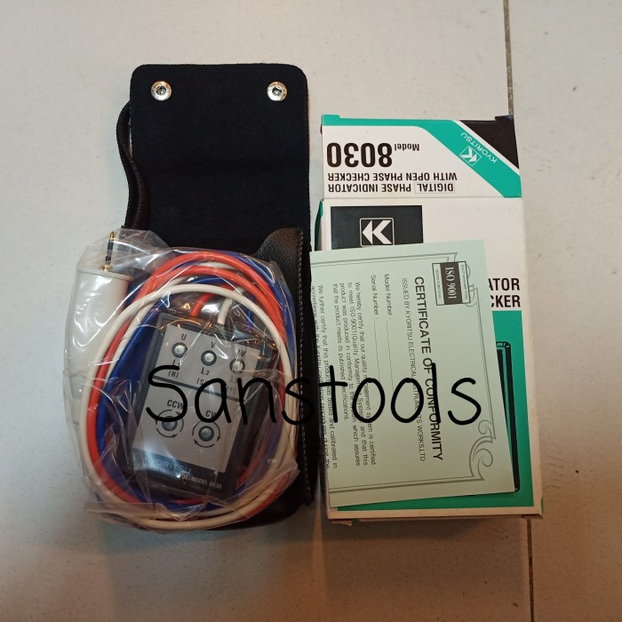 Jual kyoritsu 8030 3 phase rotation checker sequence pengukur rotasi ...