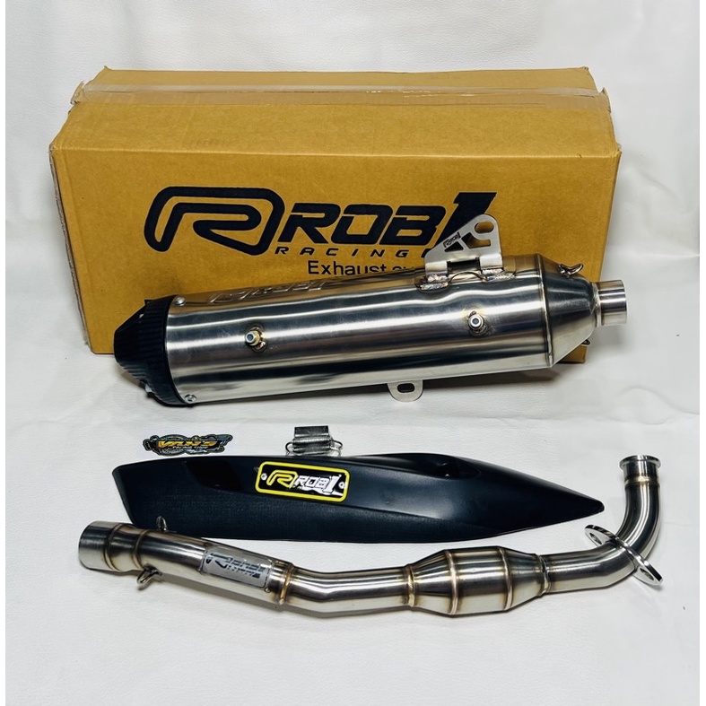 Jual Knalpot Rob1 Robi Full System Type V Caps Stainless Yamaha Nmax ...