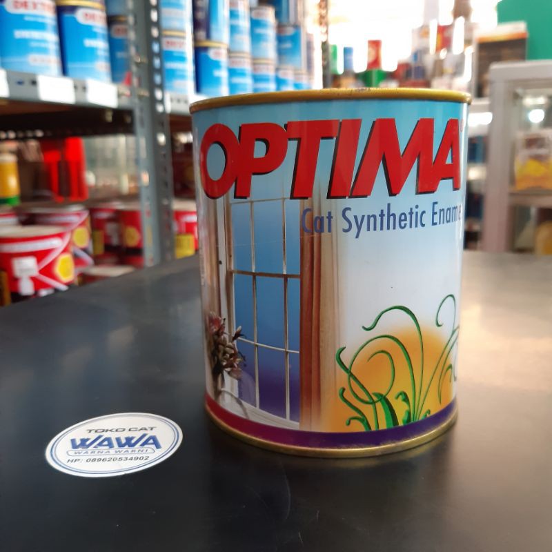 Jual cat kayu besi optima warna hitam dop cepat kering 1kg | Shopee ...