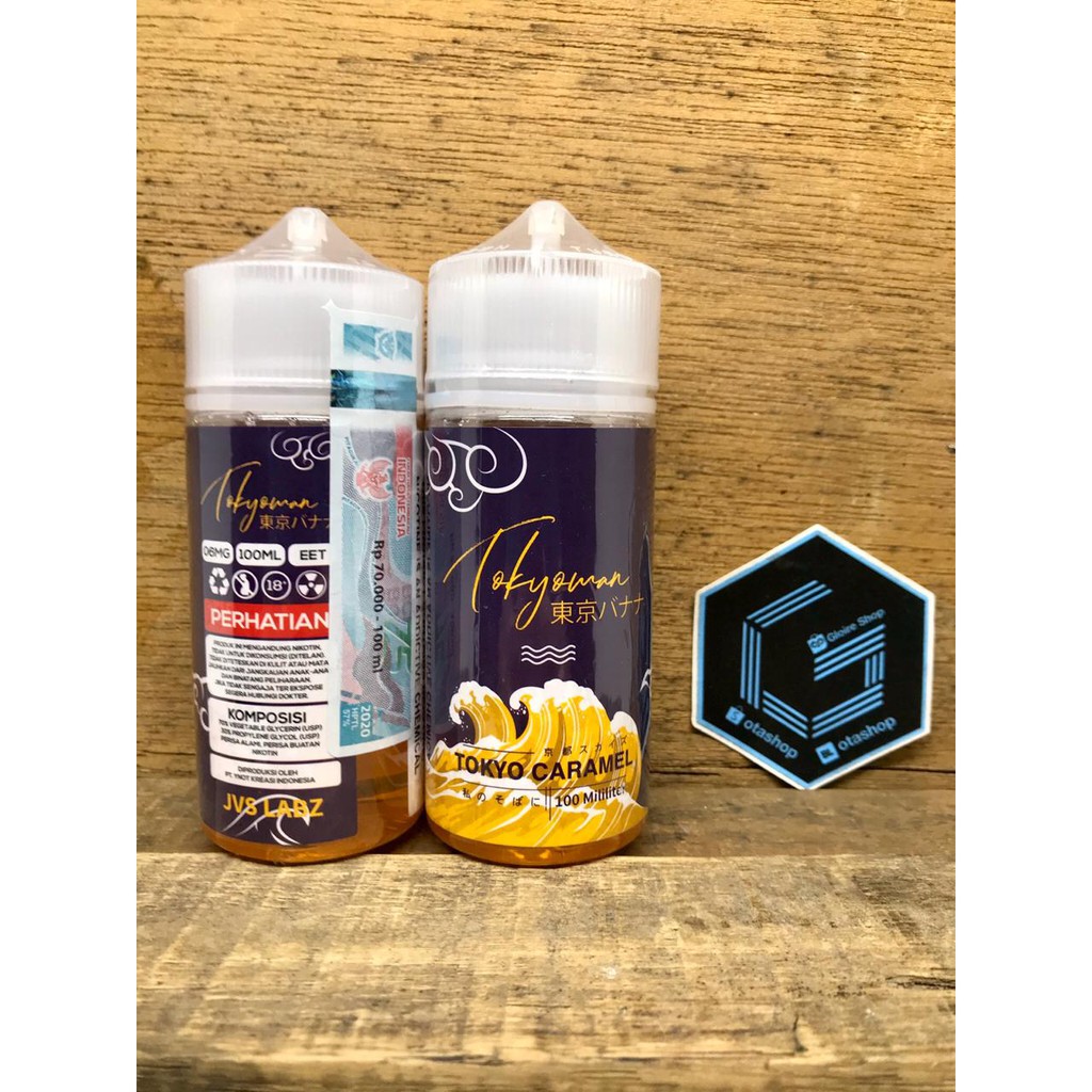 Jual Tokyoman Tokyo Caramel by JVS 100ml 3mg 6mg liquid vape tokyo man ...