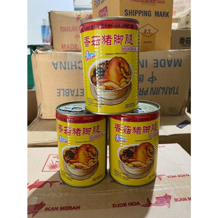 Jual Gulong Pork Leg with Mushroom Kaki Babi dalam Kaleng 397gr ...