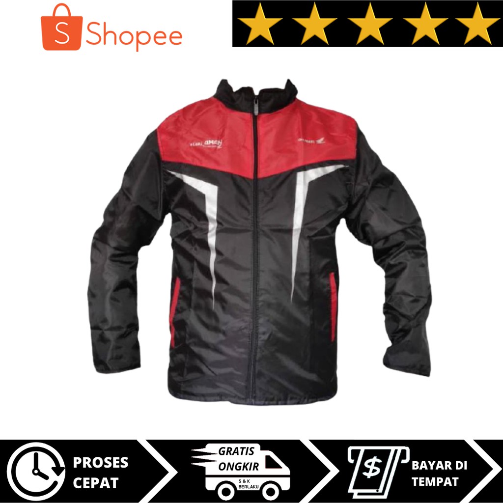 Jual PROMOOOO!!! Jaket motor HONDA original AHM One HEART | Shopee ...