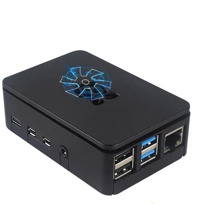 Jual Case Raspberry Pi 4Model B Box Enclosure Pi 4B Official ABS Glossy ...