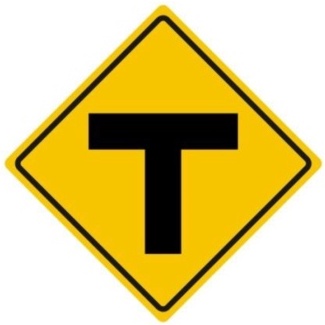 Jual Rambu Persimpangan 3 Jalur 60cmx60cm | Shopee Indonesia