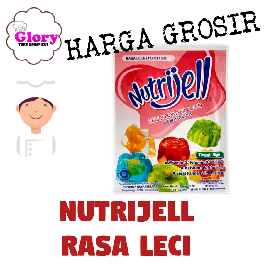 Jual nutrijell leci 15gr | Shopee Indonesia