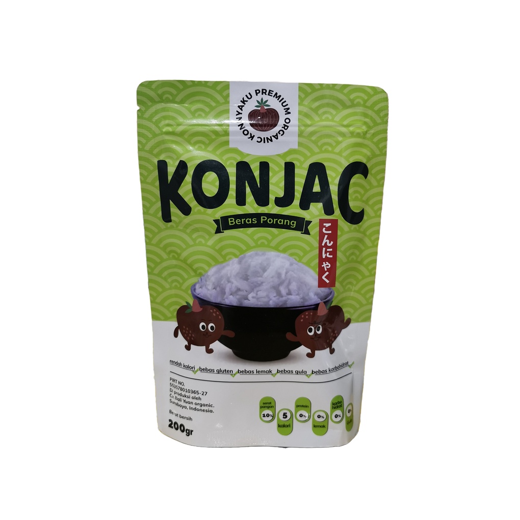 Jual Konjac Rice Beras Porang Shirataki Rice - 200GR | Shopee Indonesia