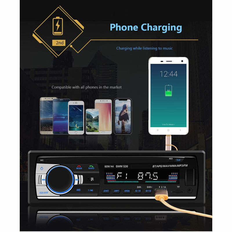 Jual Tape Audio Mobil Multifungsi Bluetooth USB MP3 FM Radio Tip Mobil ...