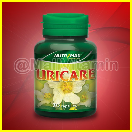 Jual Nutrimax Uricare Isi 30 Vitamin Obat Herbal Penurun Menormalkan ...