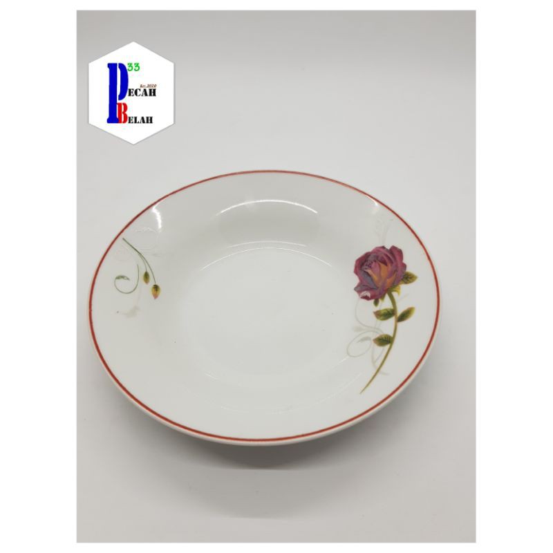 Jual MORITO- PIRING MAKAN/ PIRING SAYUR/ PIRING KUE/ KERAMIK 7.5 INCH ...