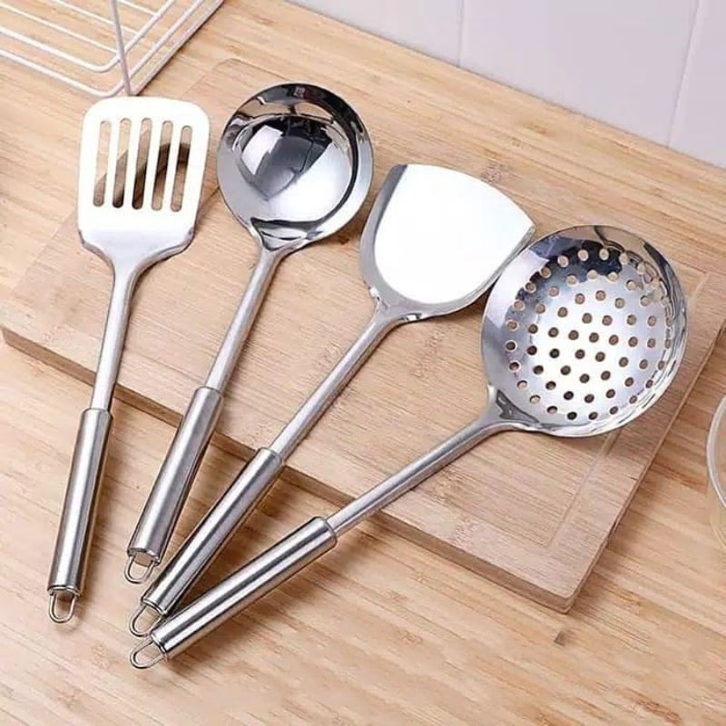Jual Falecia7 Sendok Masak Dapat 4 Sendok Goreng Gulai Spatula ...