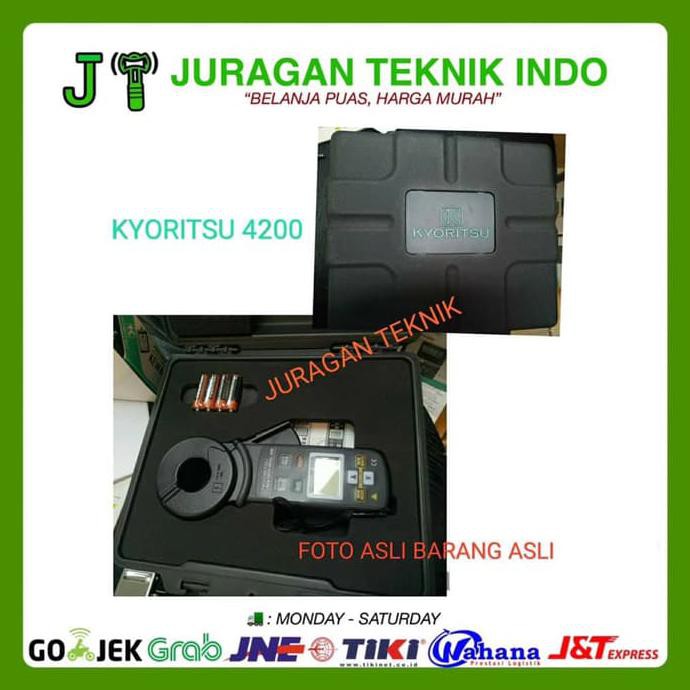 Jual KYORITSU 4200 digital EARTH CLAMP TESTER tang ampere grounding ...