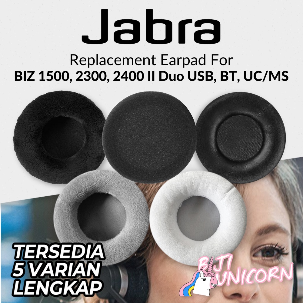 Jual Earcup/Earpad/Ear Cushion Jabra BIZ 1500 2300 2400 II Duo Busa ...