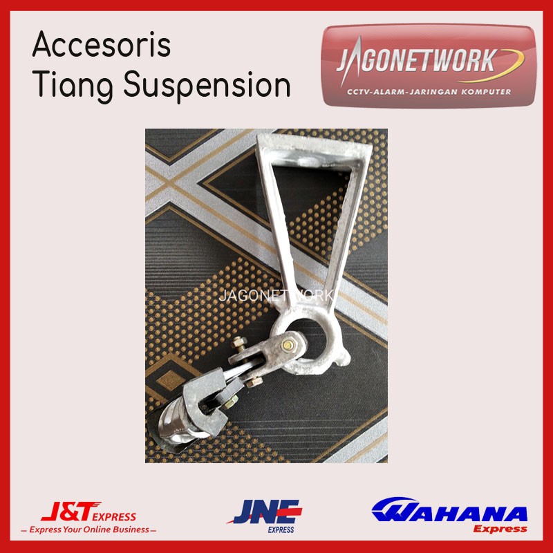 Jual KLEM / Clamp Suspension gantung / aksesoris tiang fiber optik ...