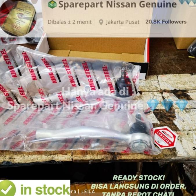 Jual Almera N17 Socket Tie Rod End Outer Rack Steer Grade Oem Nissan ...