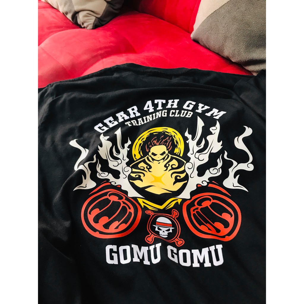 Jual Tshirt Onepiece Gomu Gomu GYM Luffy Premium | Shopee Indonesia