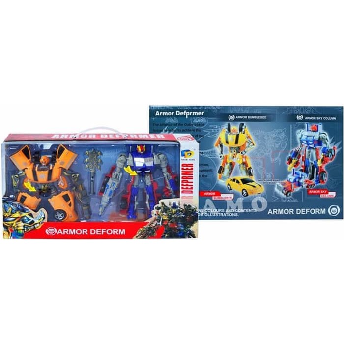 Jual STOK TERBATAS TRANSFORMER ARMOR DEFORM 2 MOTIF - ROBOT TRANSFORMER ...