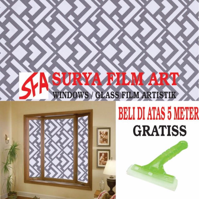 Jual Sticker kaca motif/sticker kaca/sticker motif tribal | Shopee ...