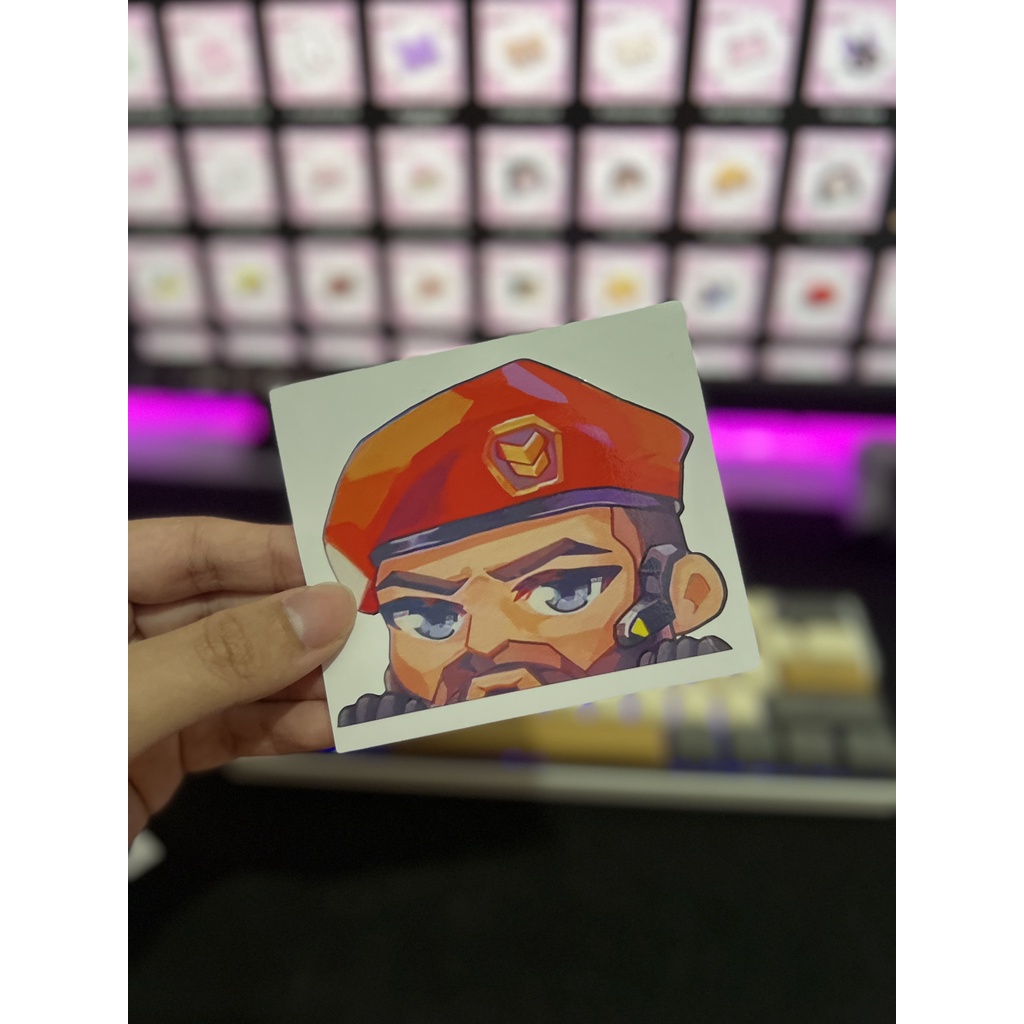 Jual Sticker Peeker - Valorant - Brimstone | Shopee Indonesia