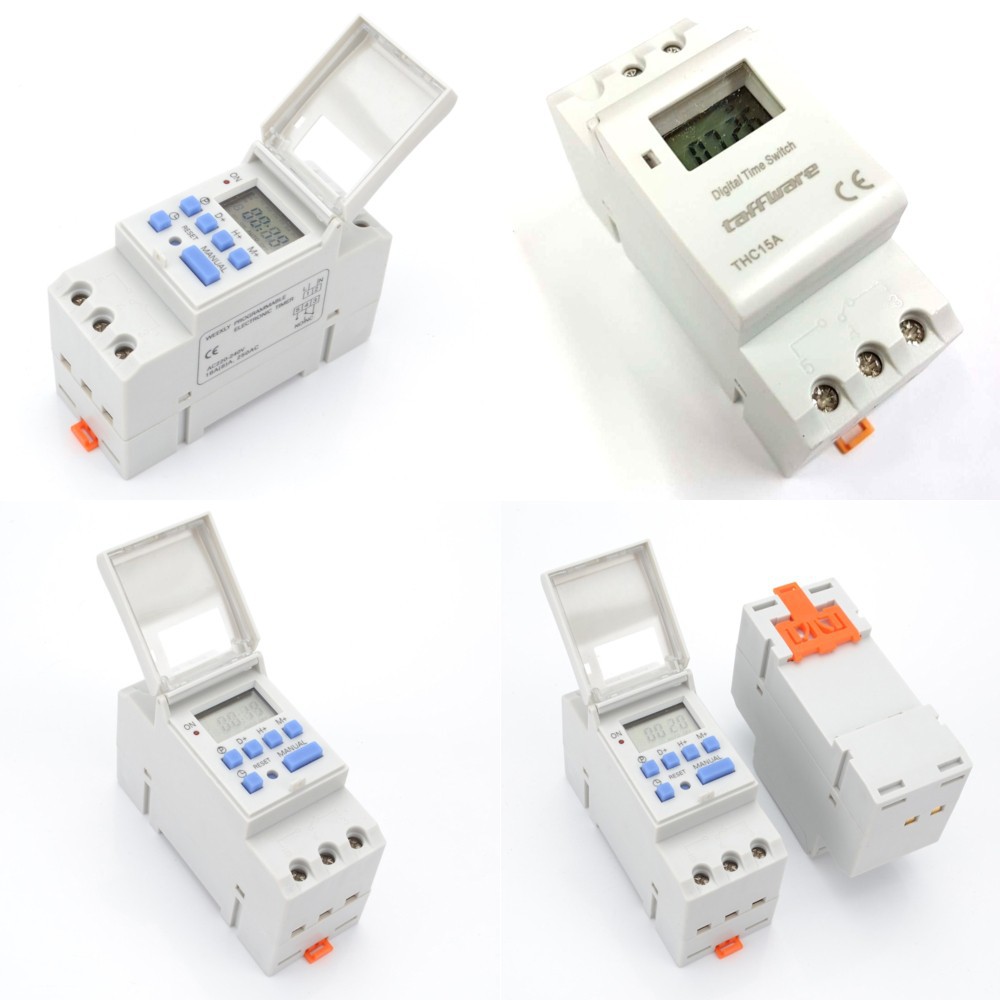Jual TaffWare Timer Programmable Time Switch Relay- 16A 220V 2000W ...
