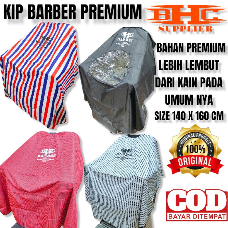 Jual KIP BARBER BHC PREMIUM Barber shop cape kain sarung selimut cukur ...