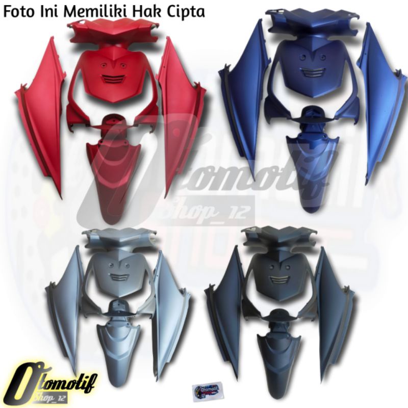 Jual 0Cover Body Full Halus Honda Beat Karbu Merah Doff - Hitam Doff ...
