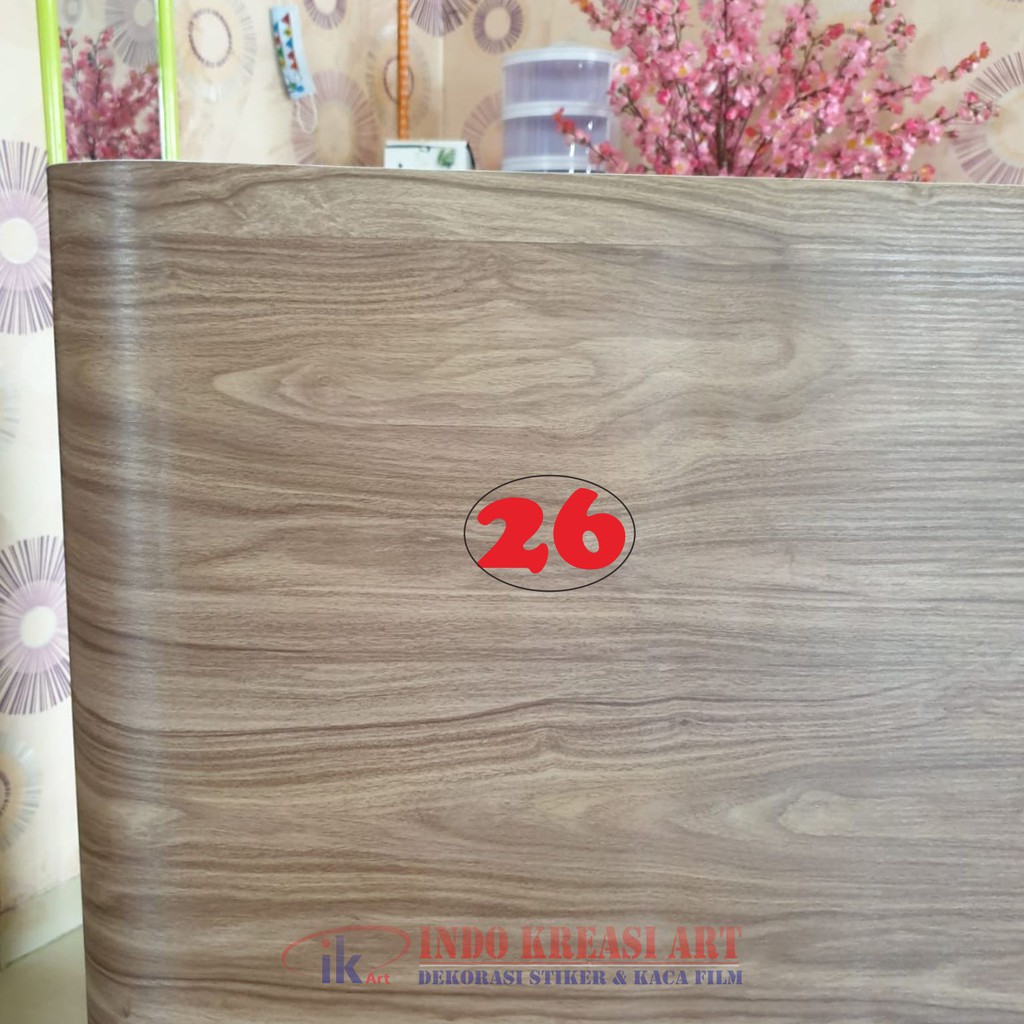 Jual STIKER MOTIF KAYU SERAT 3D MARMER WALLPAPER STICKER WOOD PVC ...